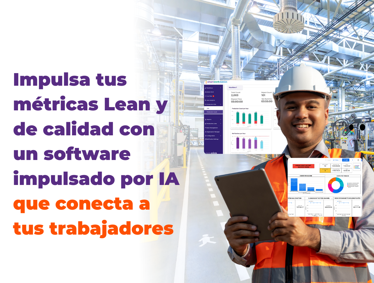 Impulsa tus métricas Lean y de calidad con un software impulsado por IA que conecta a tus ...